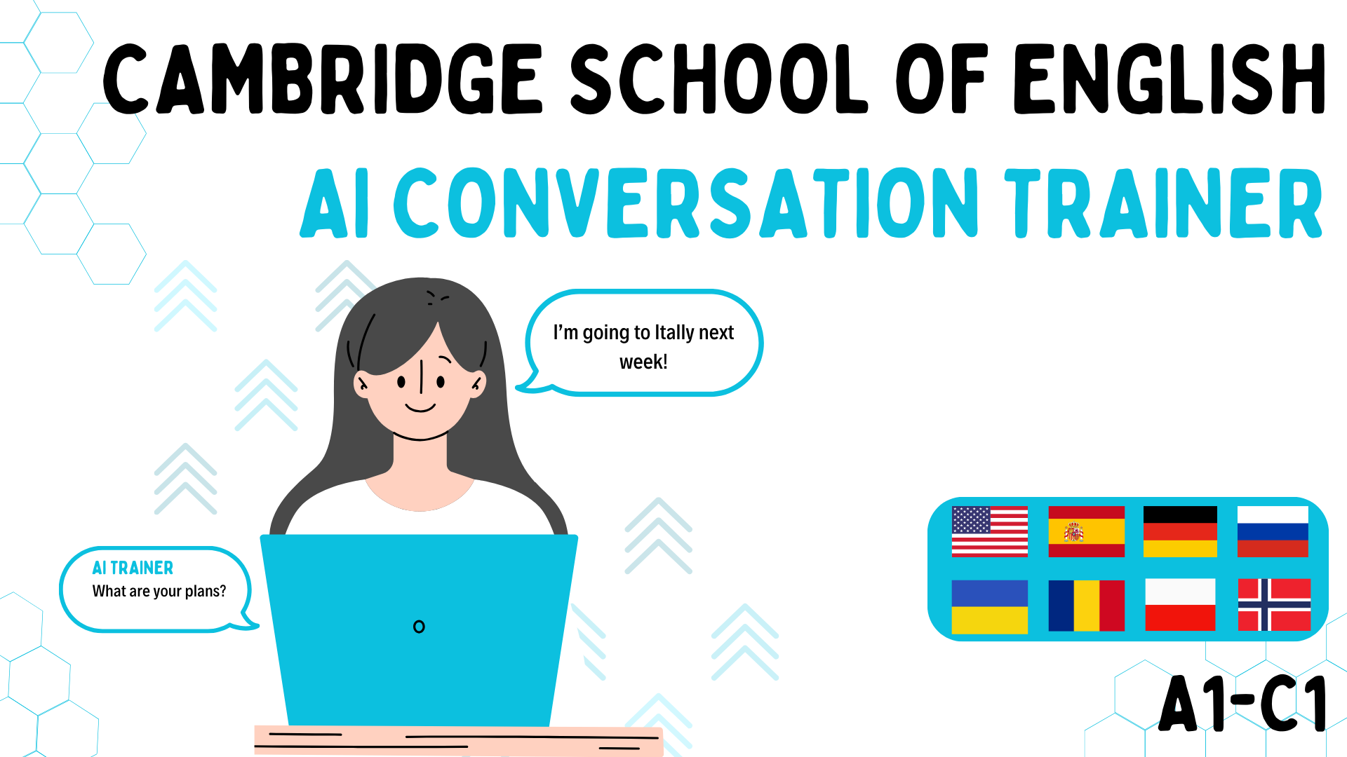 Cambridge School of English AI Conversation Trainer - Cambridge AI